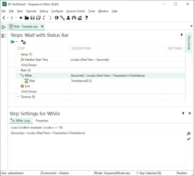 Improving the TestStand Wait Step for Debugging - Numeric Test, LLC