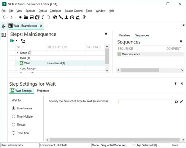 Improving the TestStand Wait Step for Debugging - Numeric Test, LLC